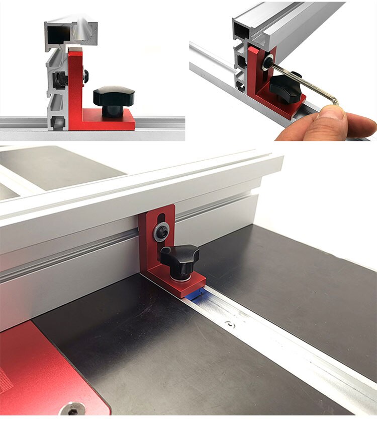 T-Slot Miter Track Stop Block Aluminium Alloy Slid... – Grandado