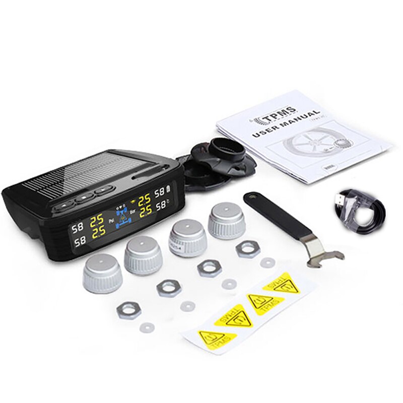 Spy Zonne-energie Bandenspanningscontrolesysteem D... – Grandado