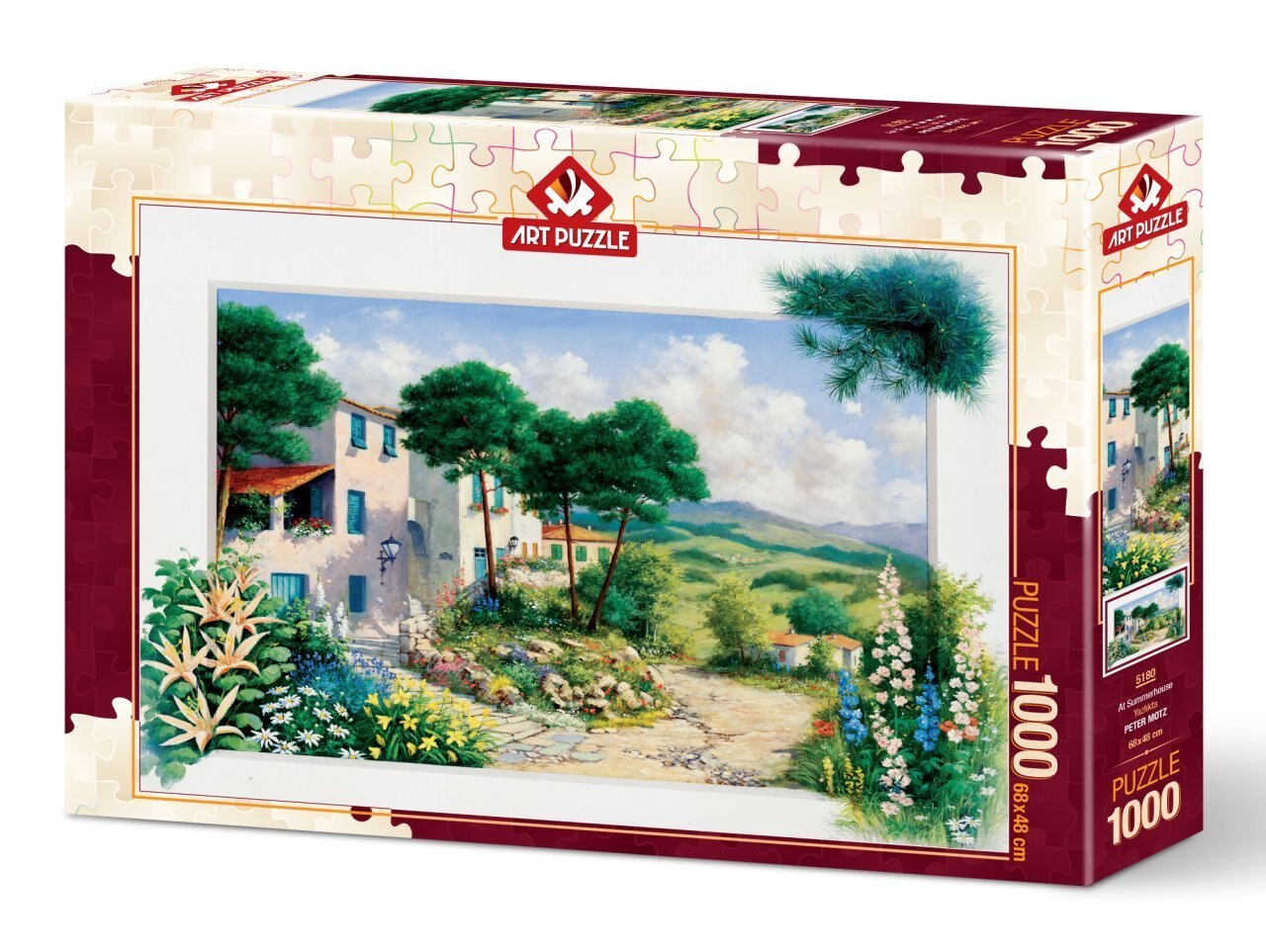 Art Puzzle Yazlıkta 1000 Piece Jigsaw Puzzle – Grandado