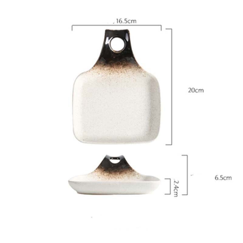 FANCITY Japanese-style shovel plate with handle fl... – Grandado