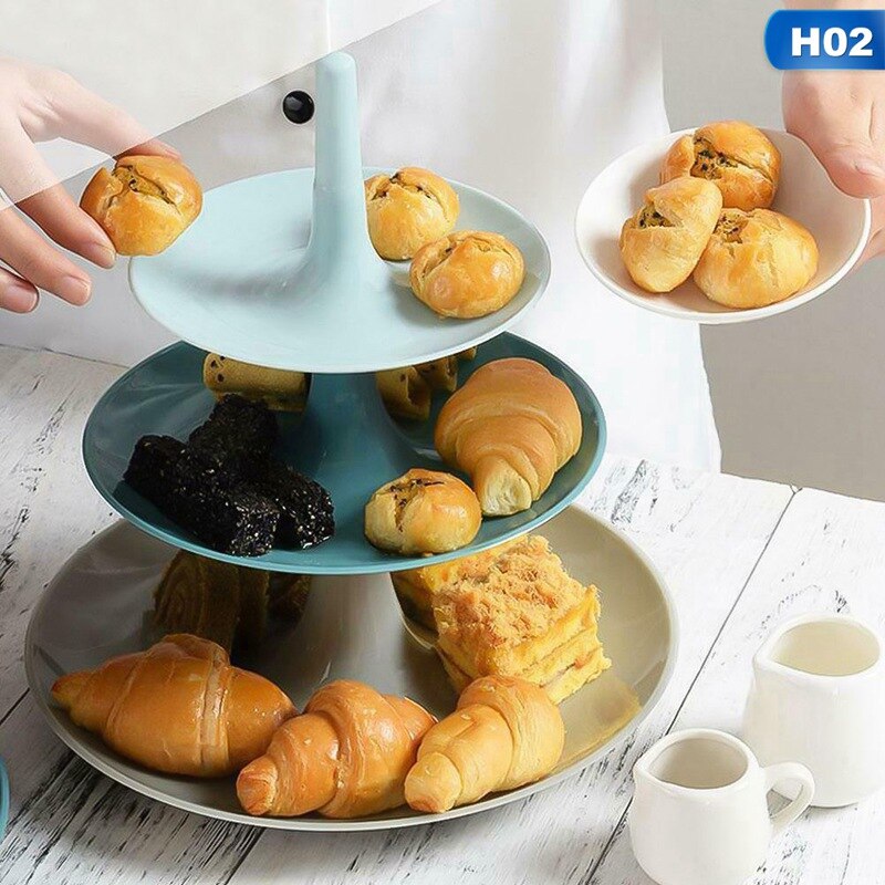 3 Tier Cake Stand Afternoon Tea Wedding Plates Par... – Grandado