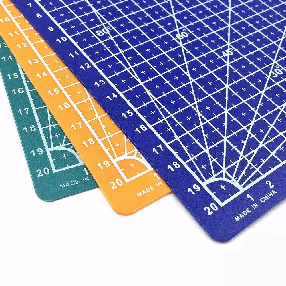 A4 Rectangle Grid Lines Cutting Mat Tool Plastic C... – Grandado