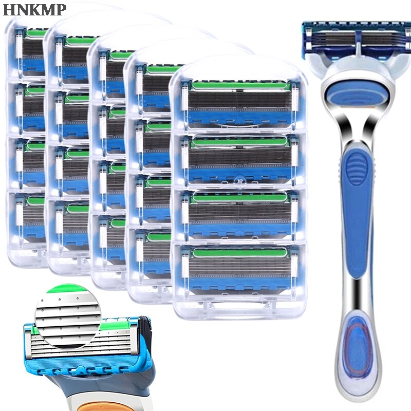 4Pcs/set 5 Layer Razor Blade for Men's Safety Razo... – Grandado