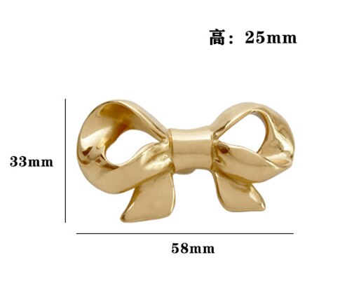 Brass Modern Bow Furnitur Handl Knob Kitchen Door ... – Grandado