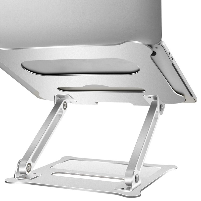 Laptop Stand, Silver Aluminum Office Laptop Lift S... – Grandado