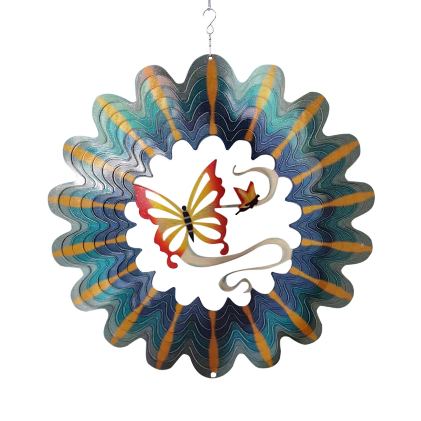 12 Inch Wind Spinner 3D Rotating Crafts Stainless ... – Grandado