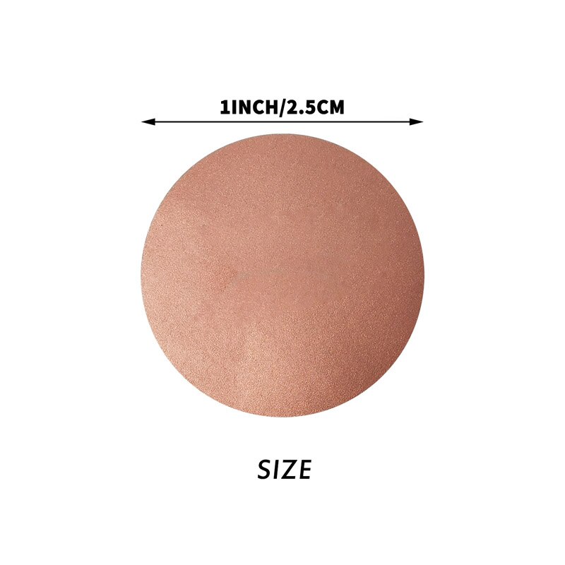 50-300 Stuks Ronde Rose Gold Scratch-Off Stickers ... – Grandado