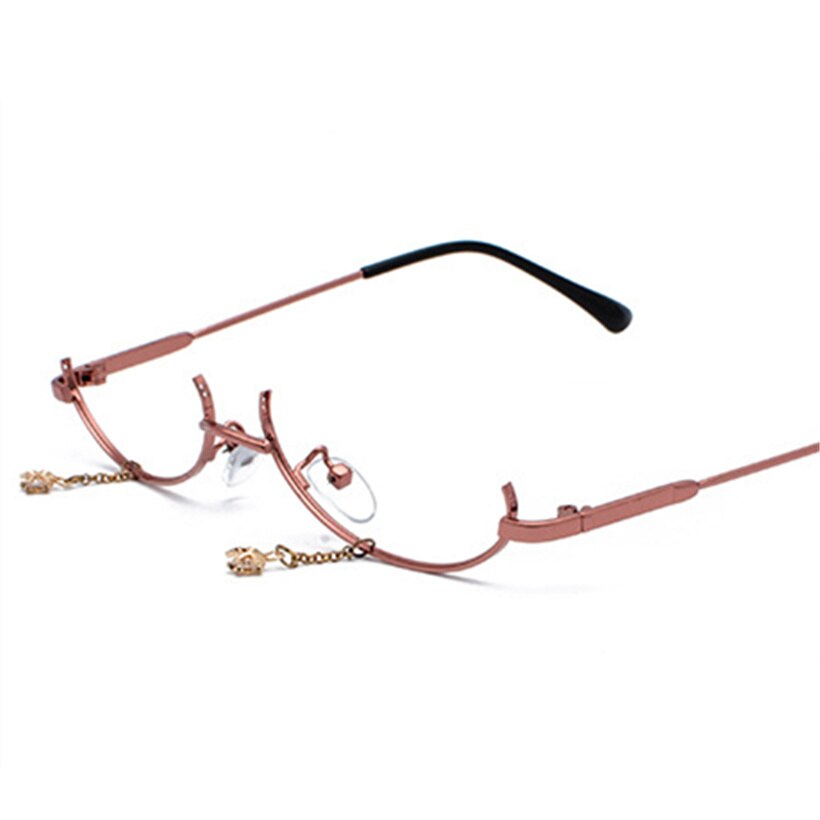 Oulylan Half frame Glasses Frame Women Without Len... – Vicedeal