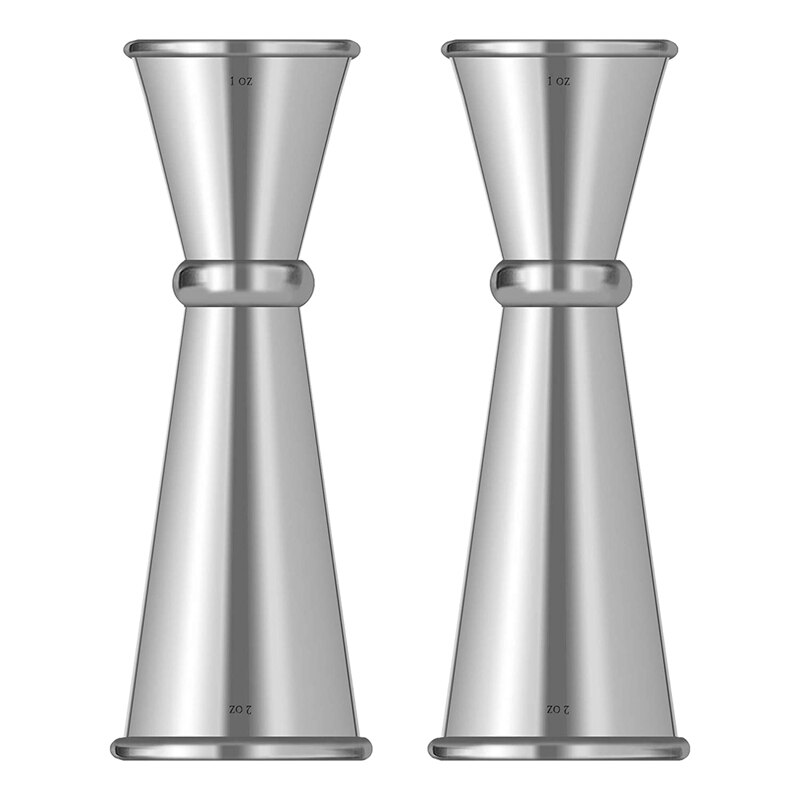 2 st dubbel cocktail jigger, jigger set rostfritt ... – Grandado