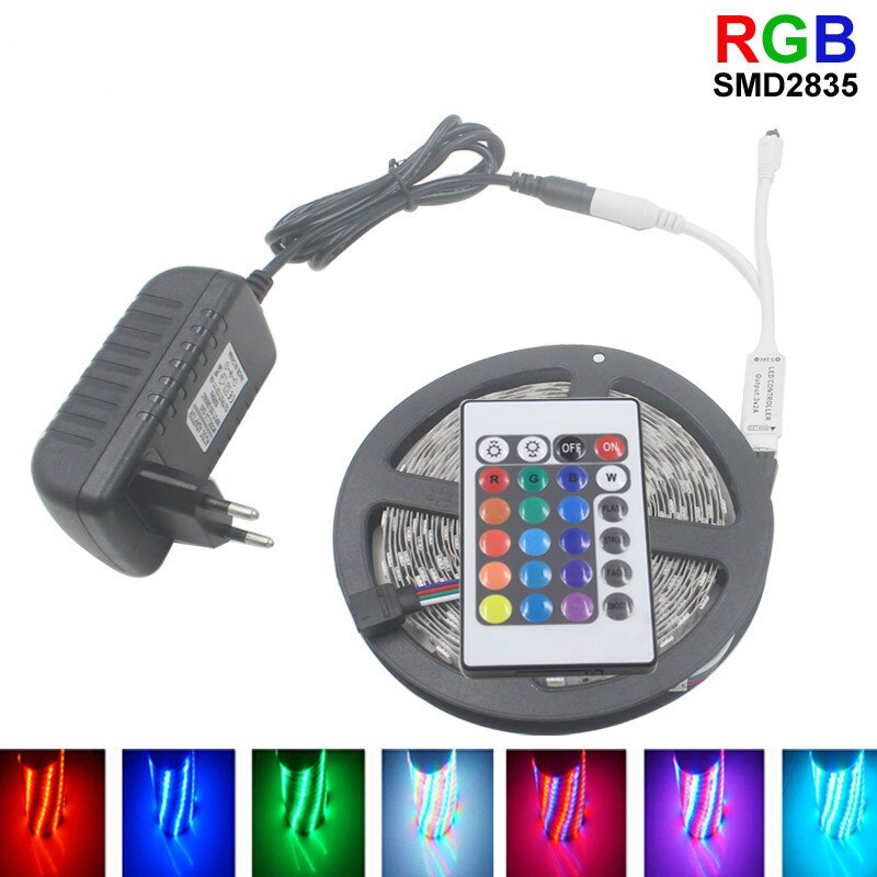 5m 10m 15m 20m LED Streifen 5050 2835 IP20 RGB Str... – Vicedeal