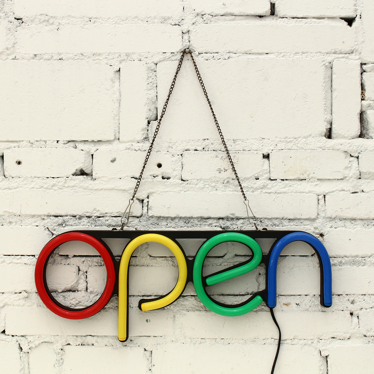 16'' OPEN Neon Sign LED Light Tube Handmade Visual... – Grandado