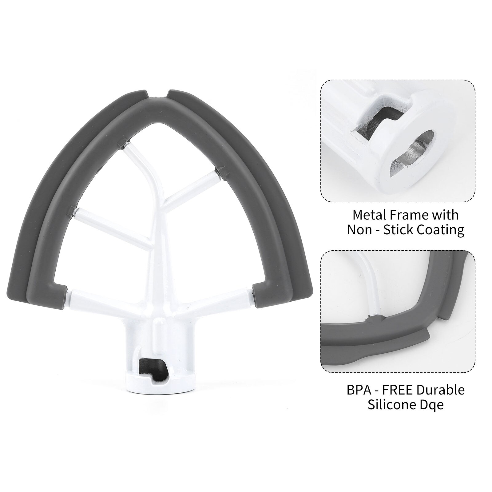 5.5-6 Quart Flat Beater Tilt-Head Stand Mixer Atta... – Grandado