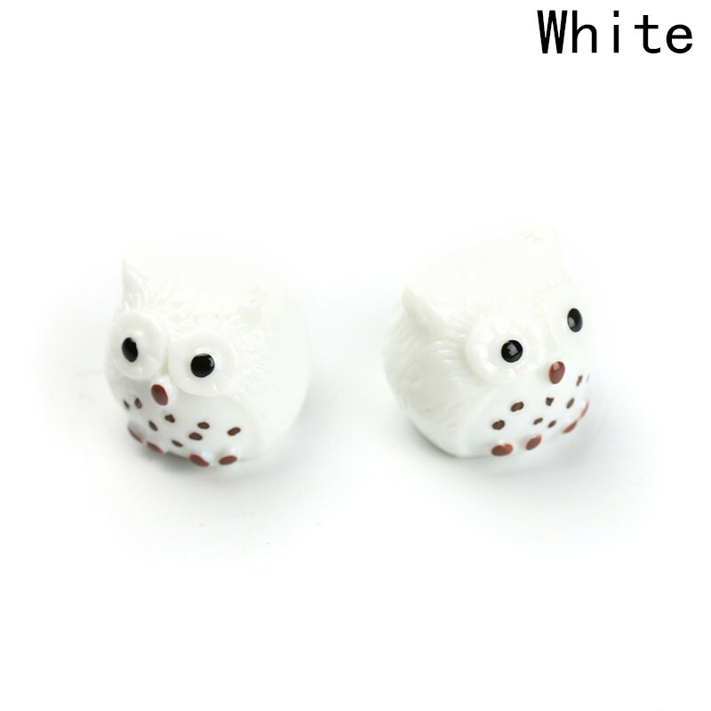 1Pc Owls Miniature Mini Resin Bonsai Home Garden M... – Grandado