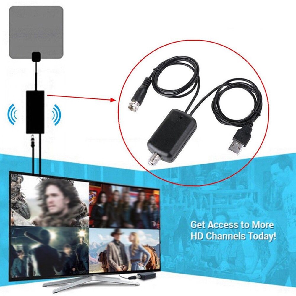 Digital TV Antenna Signal Amplifier Booster 25dB I... – Grandado