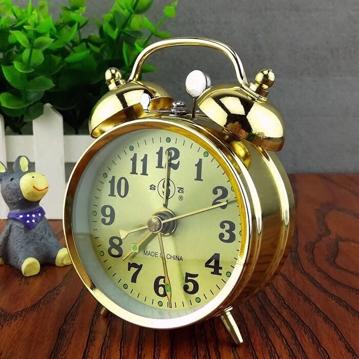 Retro Vintage Metal Super Extra Loud Small Alarm C... – Grandado