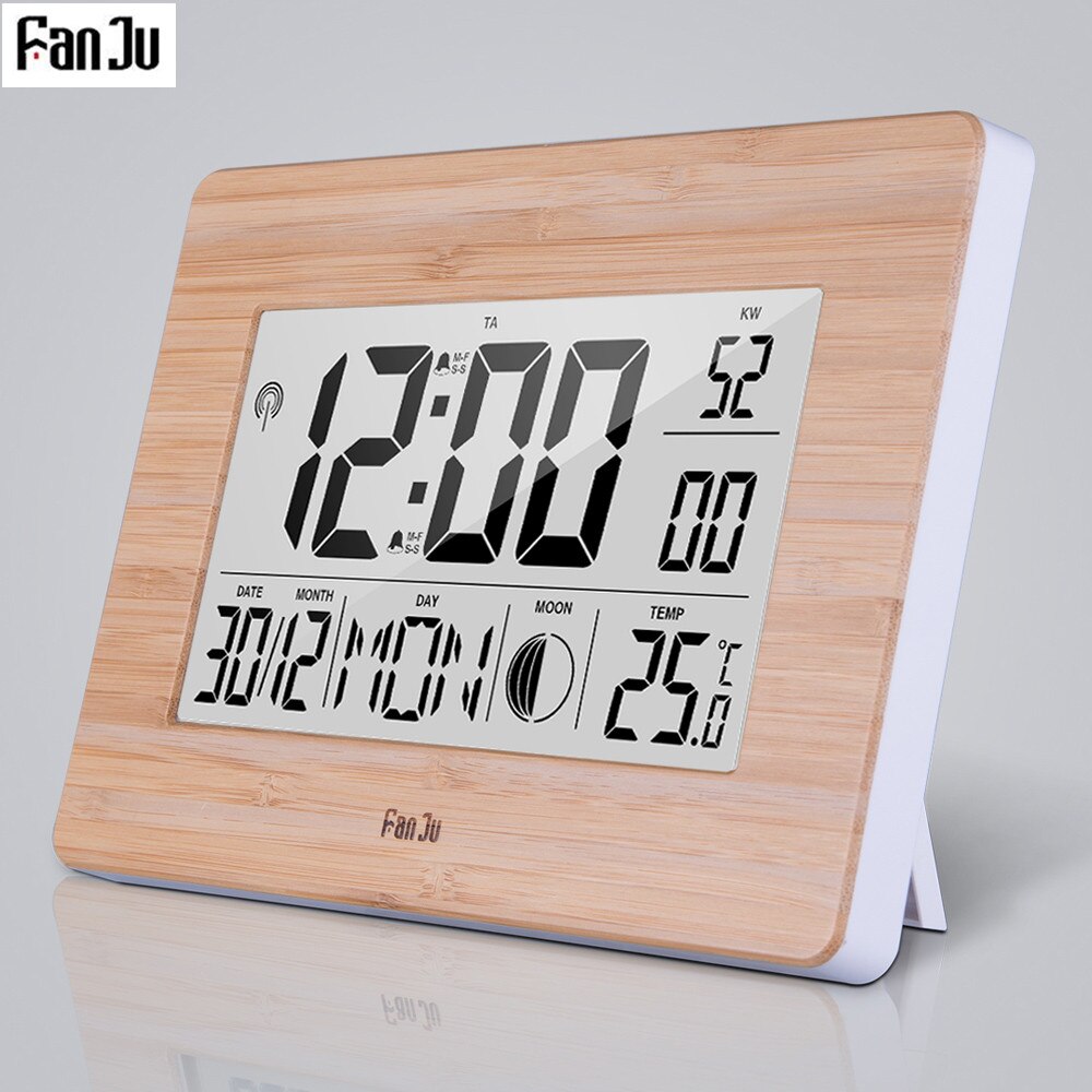 Fanju 3530 Modern LED Digital Alarm Clock Desktop ... – Grandado