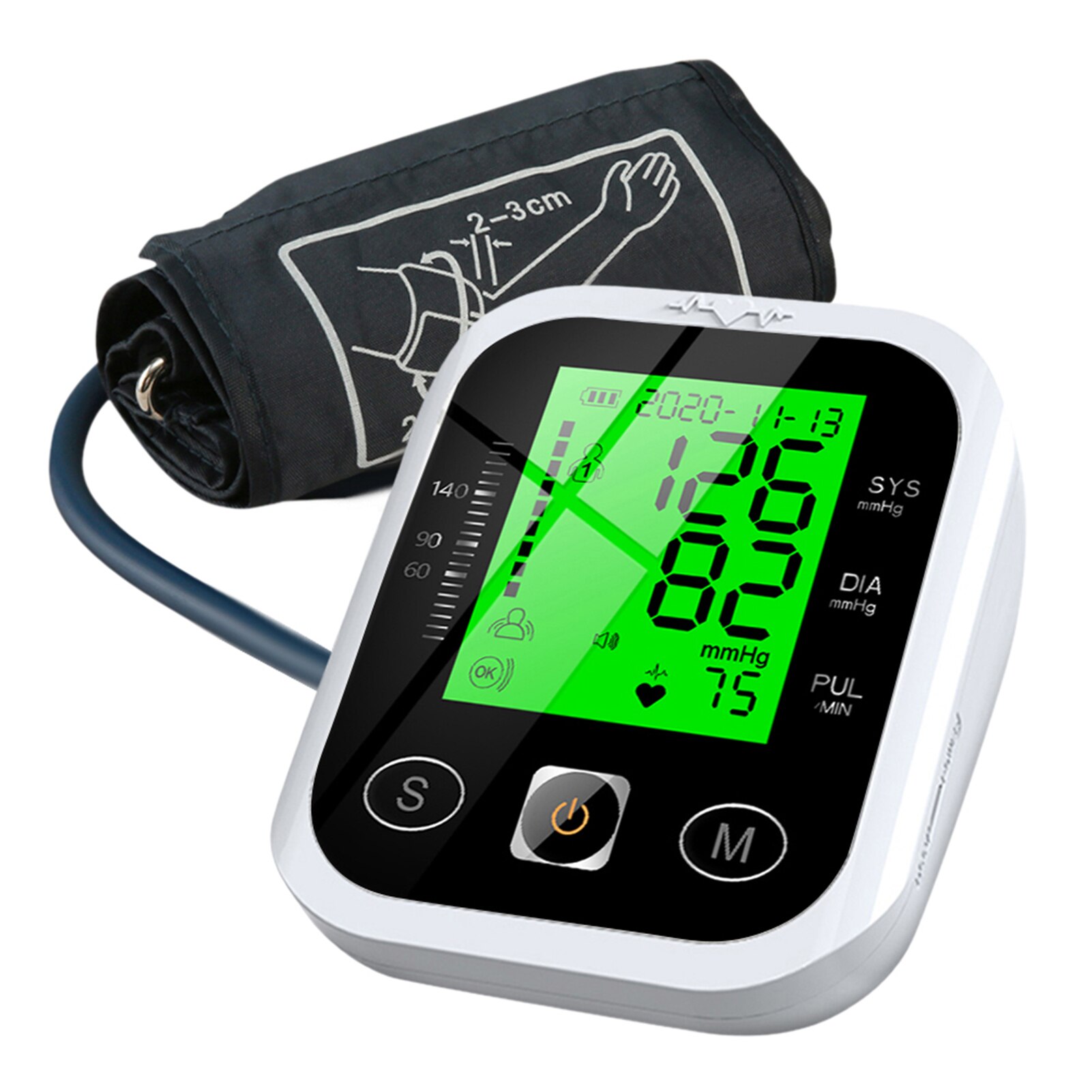Arm Type Sphygmomanometer Automatic Upper Arm Elec... – Vicedeal