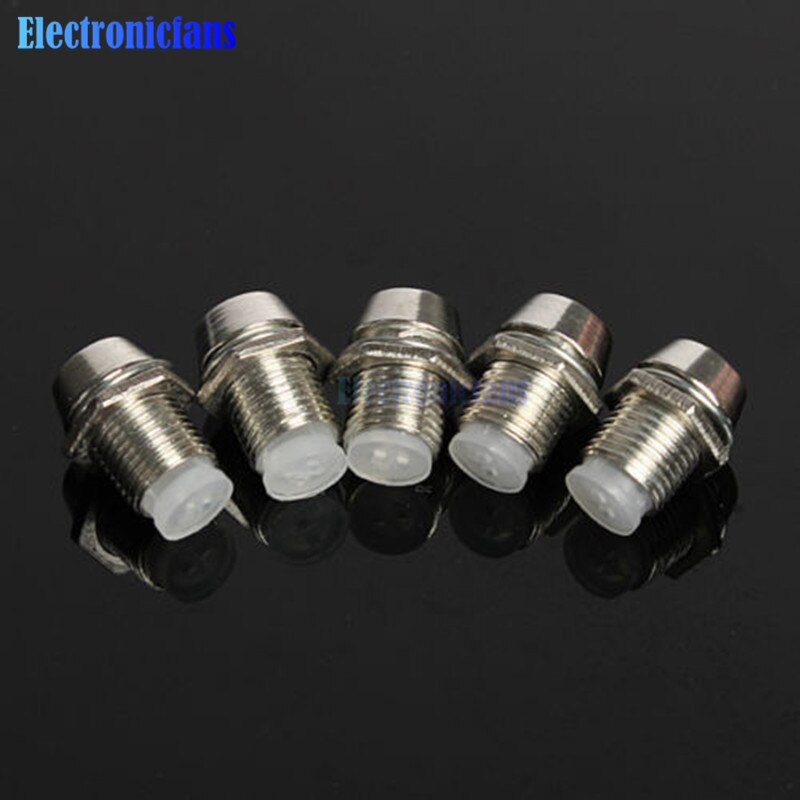 5PCS 5MM Chrome Silver Metal Bezel LED Holder Moun... – Vicedeal