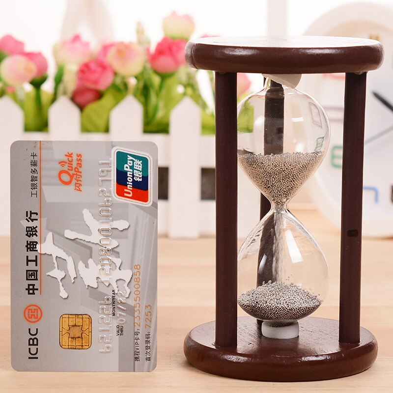 Wooden Sandglass Sand Hourglass Countdown Timer Cl... – Vicedeal