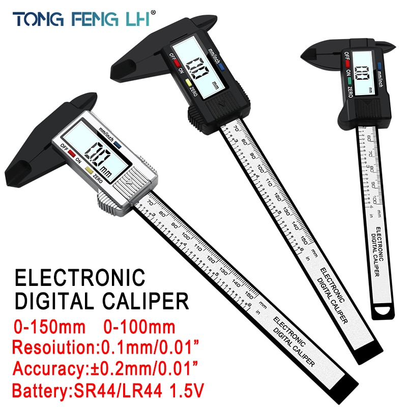 0-150mm digital display plastic Vernier caliper me... – Vicedeal