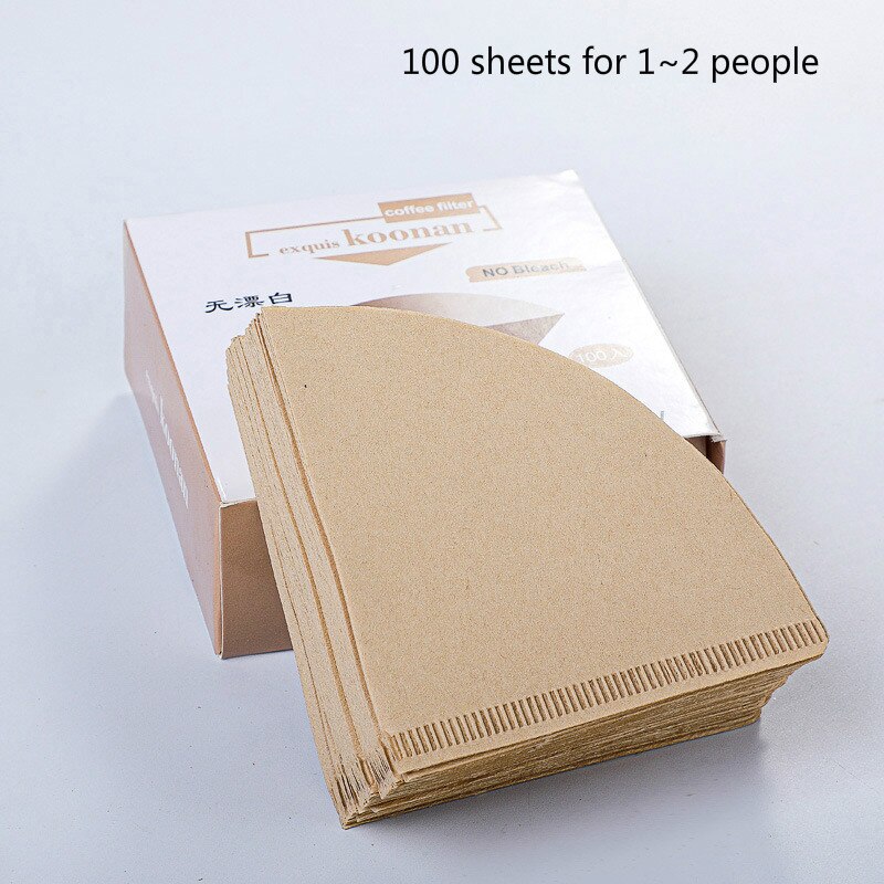 100 Pcs 101 \ "V \" Vorm Koffiekopje Filter Papier... – Vicedeal