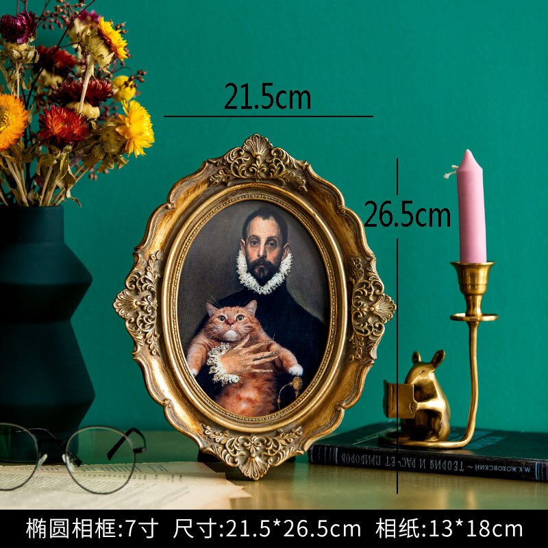6/7/12 Inch European Palace Vintage Photo Frame Re... – Grandado