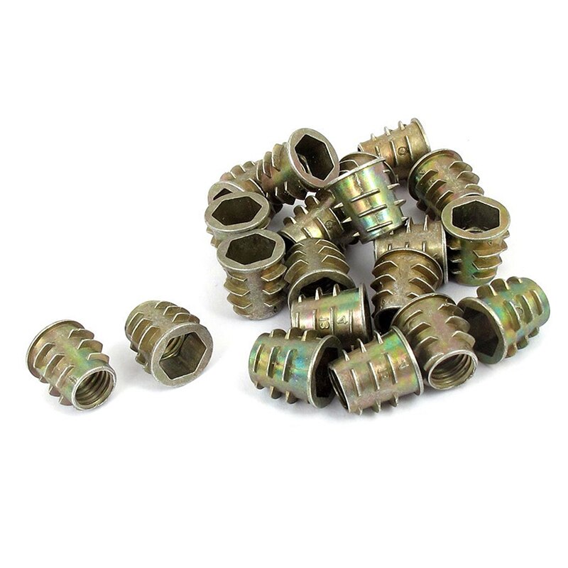 M8 x 1m inbusschroef in draadinzetmoer 20 stuks vo... – Vicedeal