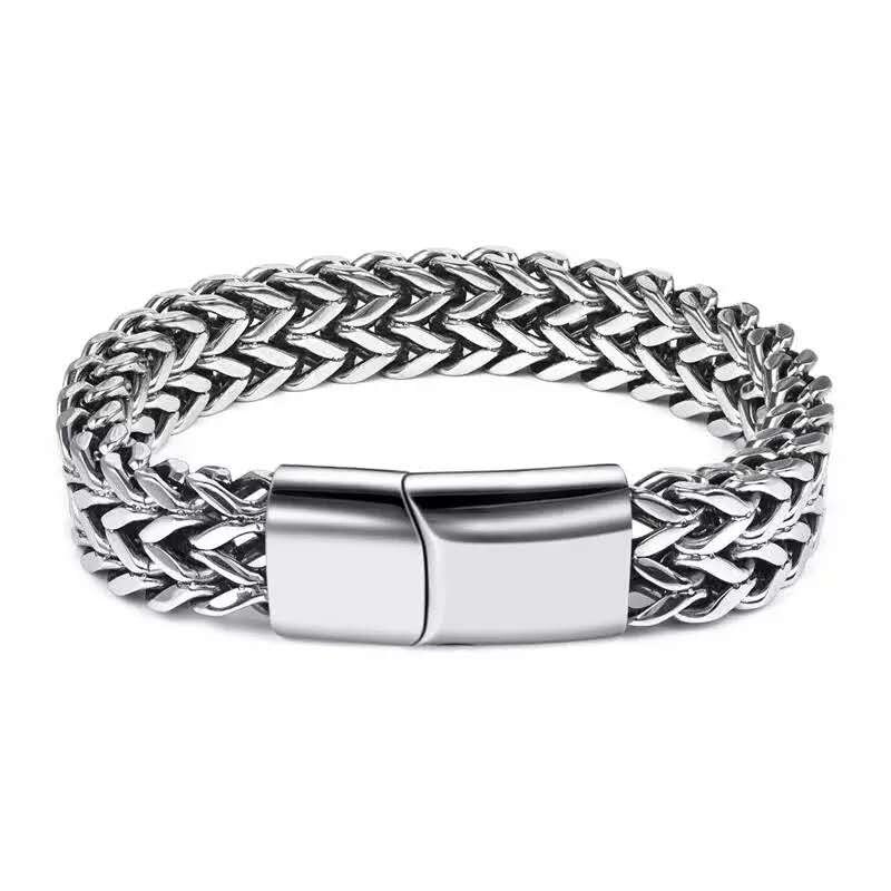 10Mm Breed 316L Goud Rvs Heren Armband Magnetische... – Grandado