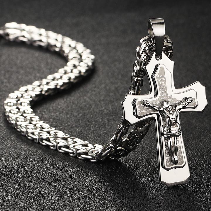 Fabulous Jesus Christ Crucifix Cross Pendants Meta... – Grandado