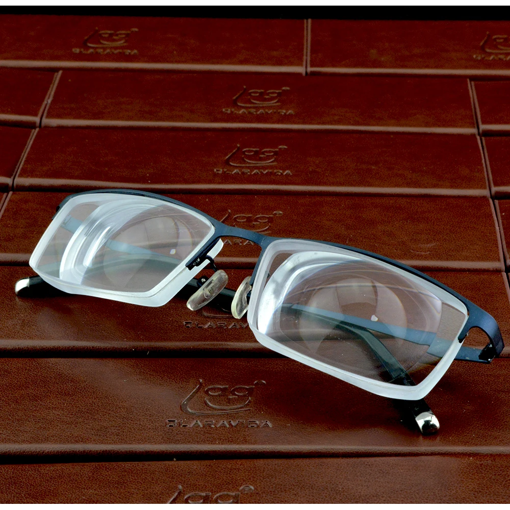 Clara Vida Square Half Rim High Myopic Myopia Myod... – Grandado