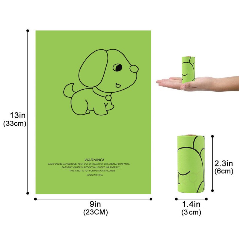 300 Stuks Hond Kak Tassen Biologisch Afbreekbare H... – Vicedeal