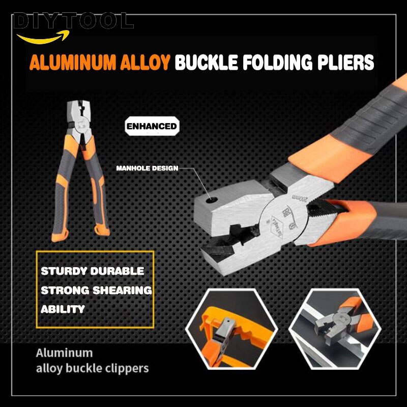 Industrial aluminum alloy buckle right angle plier... – Grandado