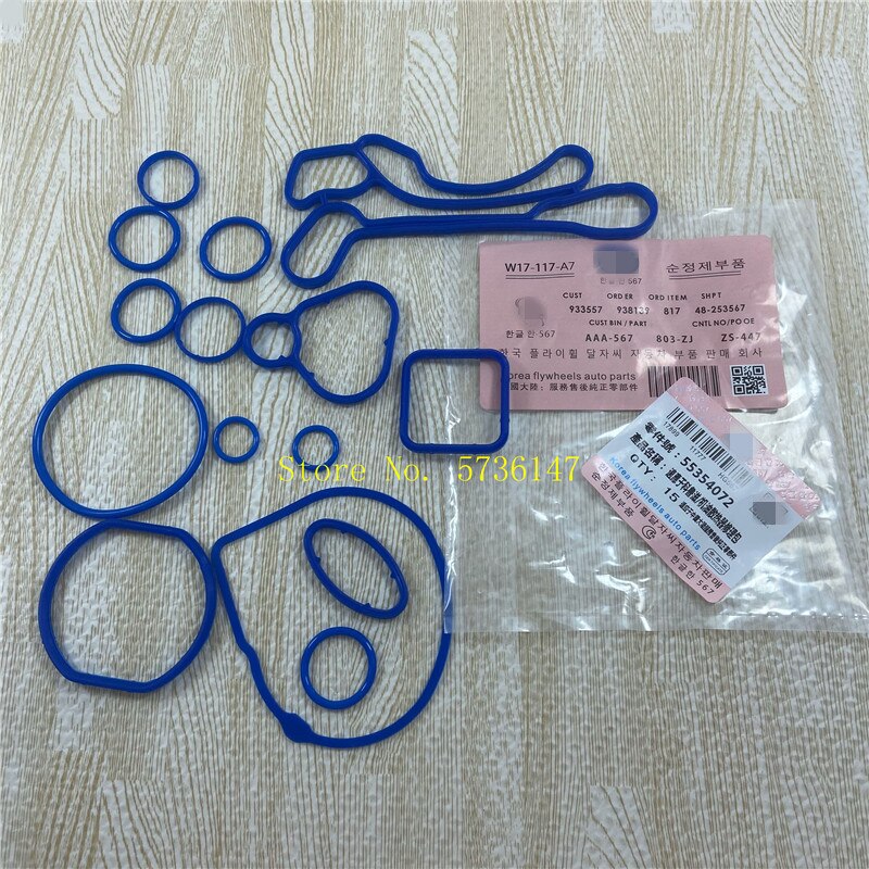 One Set Engine Oil Cooler Cooling System Filter Ga... – Grandado