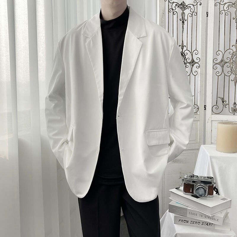 Spring White Blazer Men Society Mens Dress Jacket ... – Grandado