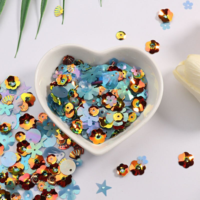 DIY Sequin For Craft Mix Star Flower Shell Leaf Sh... – Vicedeal