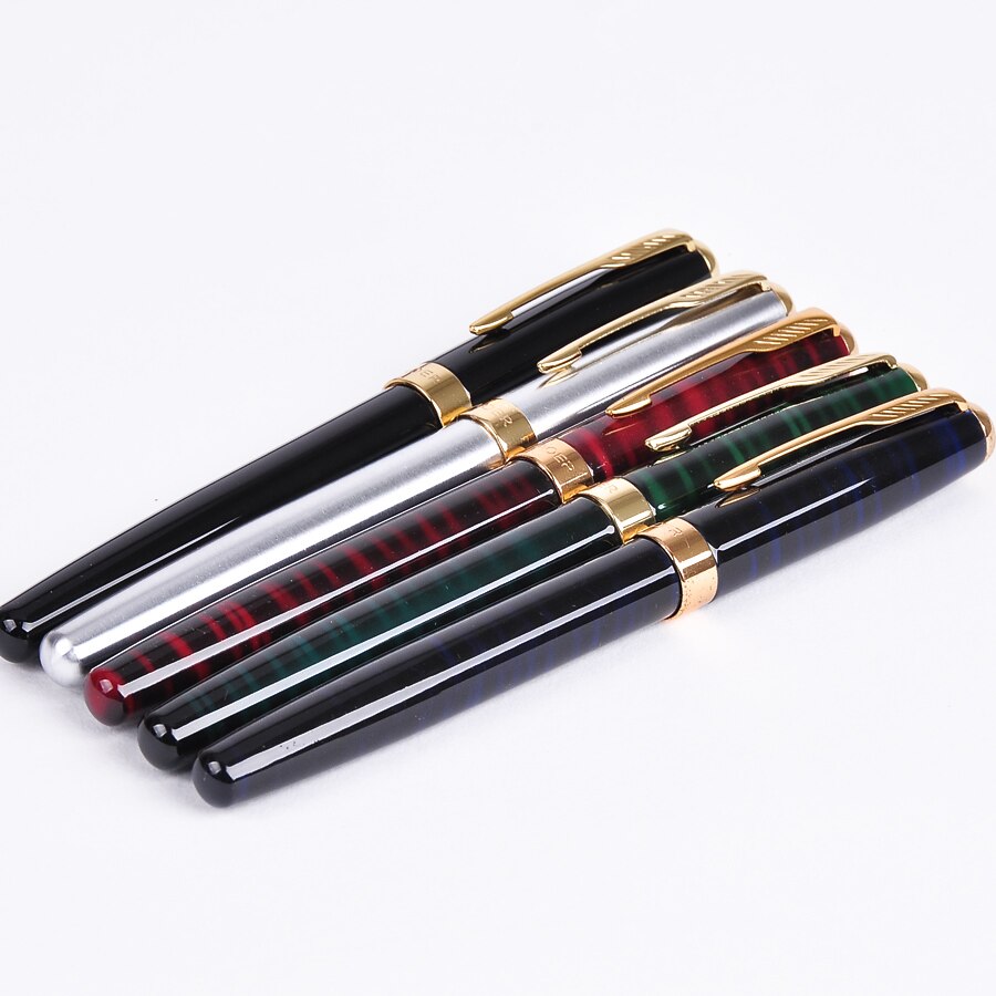 Metalen Zwarte Vulpen F nib Luxe inkt Pennen Schoo... – Vicedeal