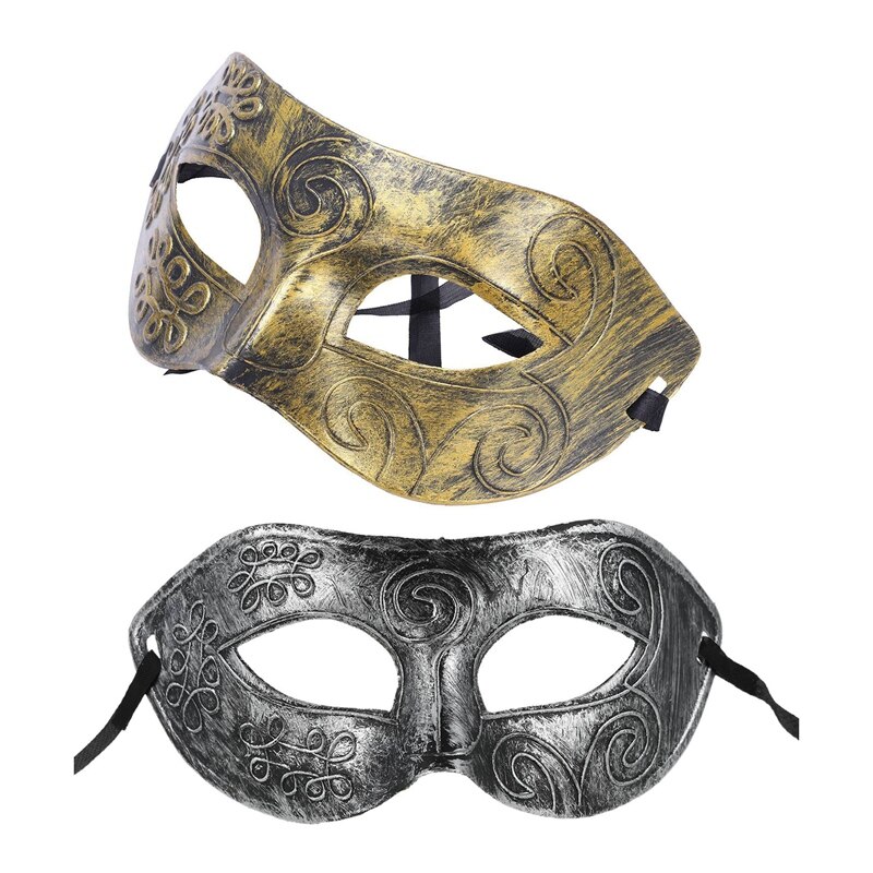 2 Pcs Mannen Maskerade Masker Bal Maskers Stag Par... – Vicedeal