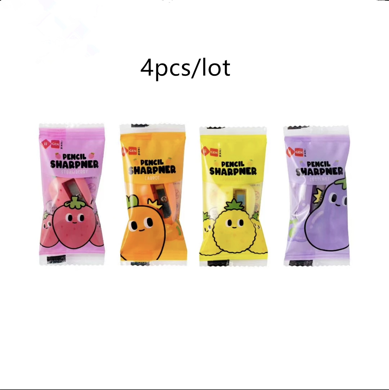 Minkys 4 Stks/partij Kawaii Wortel Aardbei Mini Pu... – Grandado