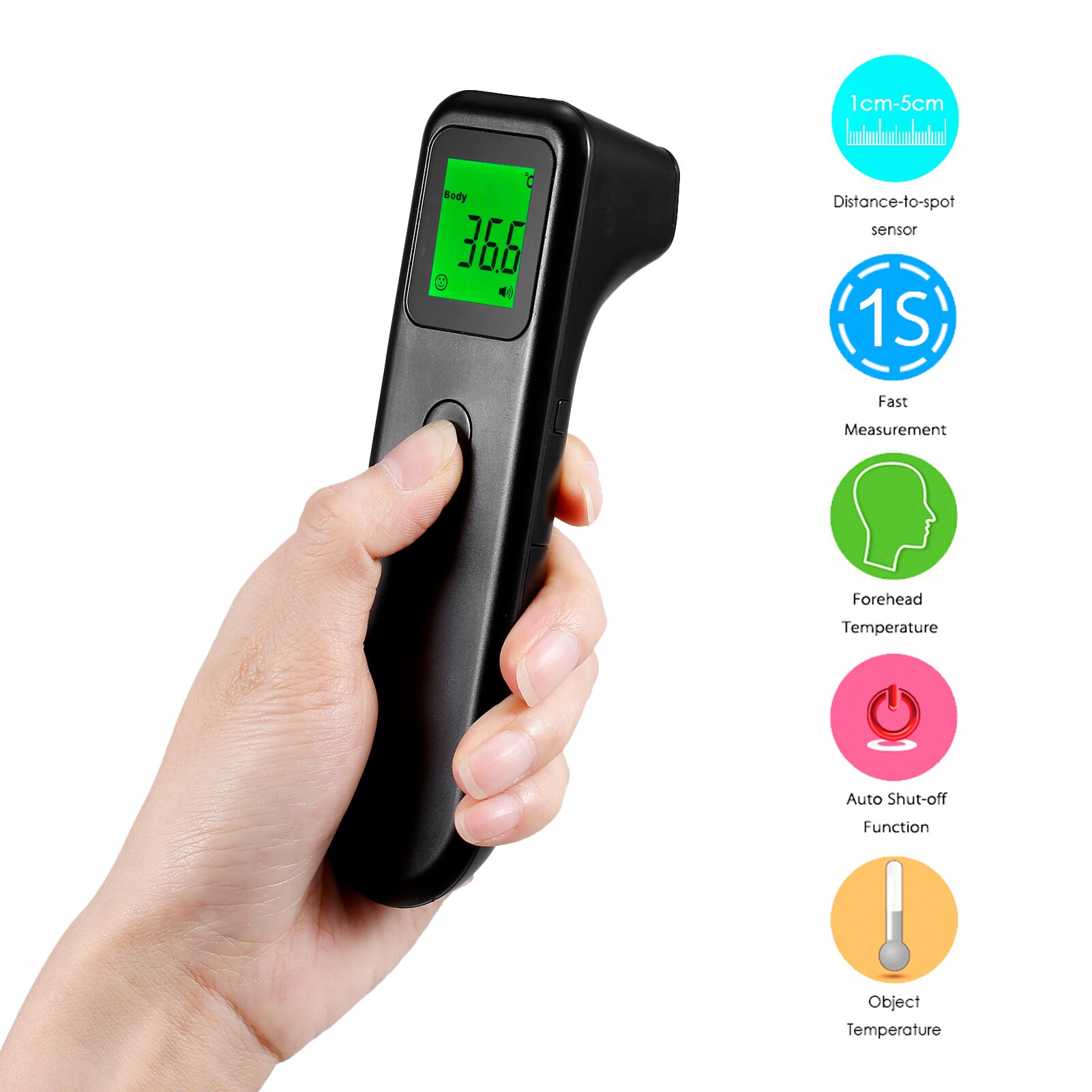 Digital Thermometer Forehead Ear Non-Contact Body ... – Grandado