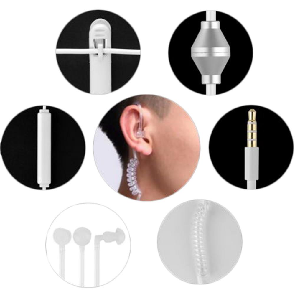 Single-sided in-ear vacuum spiral tube empty 3.5mm... – Vicedeal