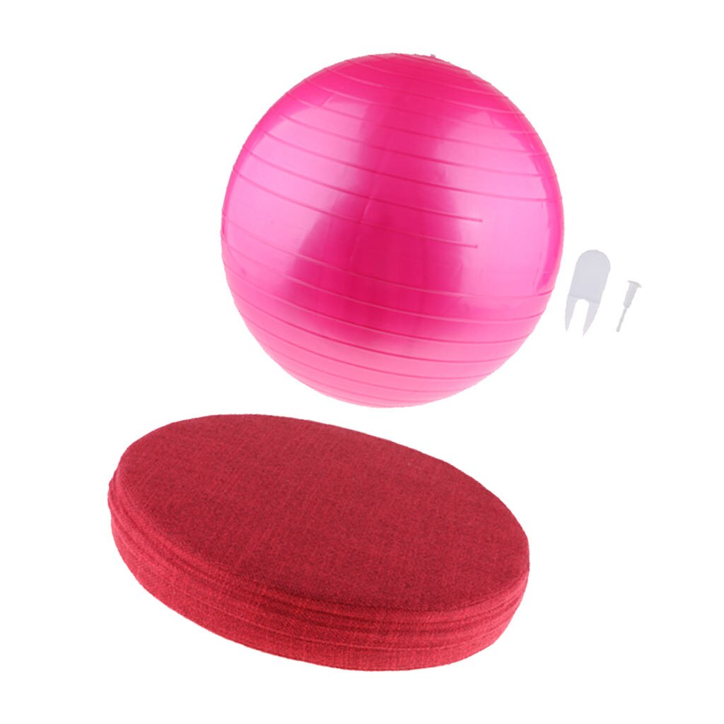 Premium Yoga Ball Fitness Balance Ball & Round... – Vicedeal
