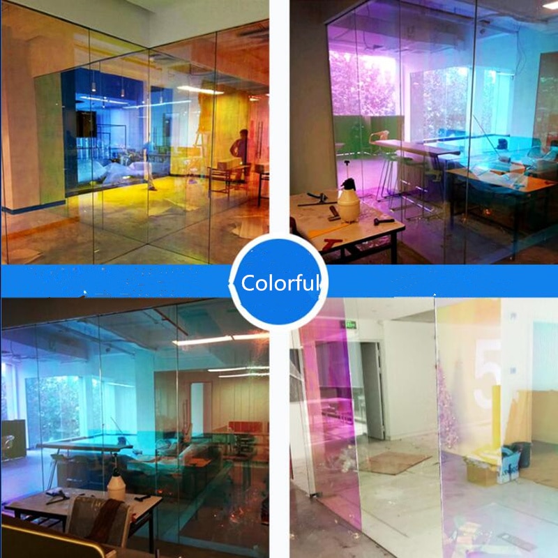 Zelfklevende Chameleon Building Window Tint Zonnes... – Vicedeal