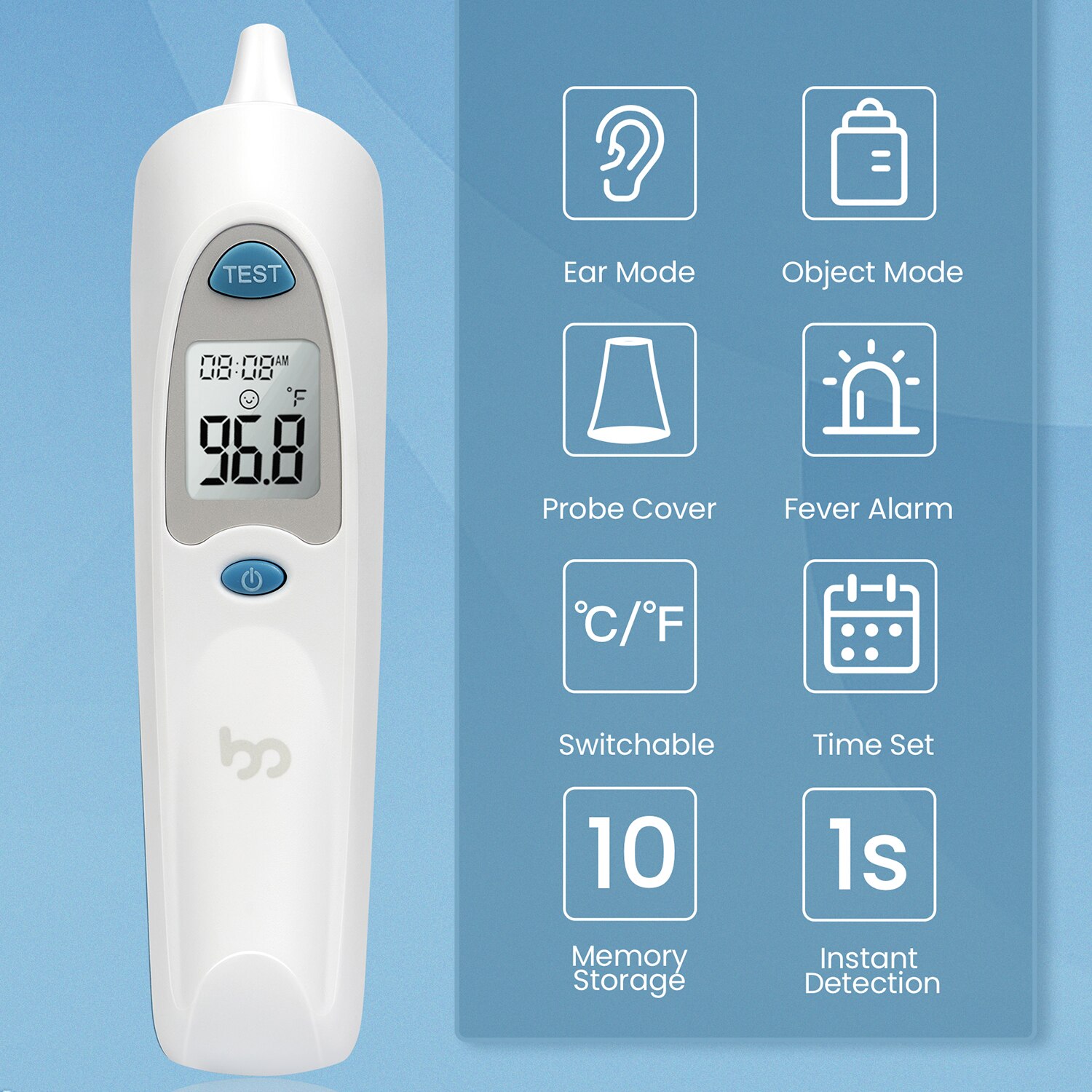 Femometer Digital Infrared Ear Thermometer for Bab... – Grandado