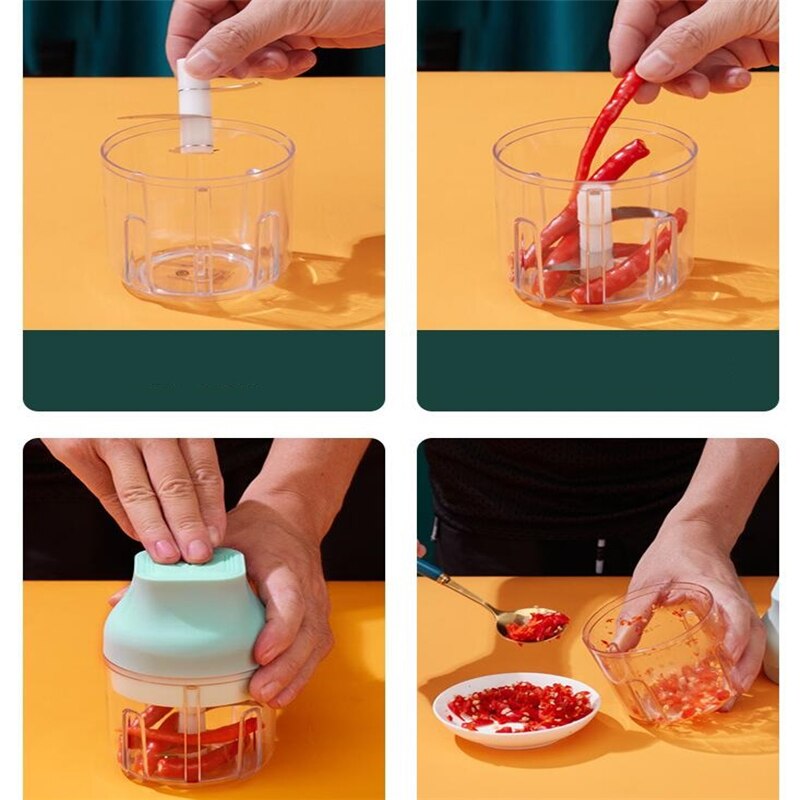 USB Rechargeable Mini Electric Meat Grinder Wirele... – Grandado
