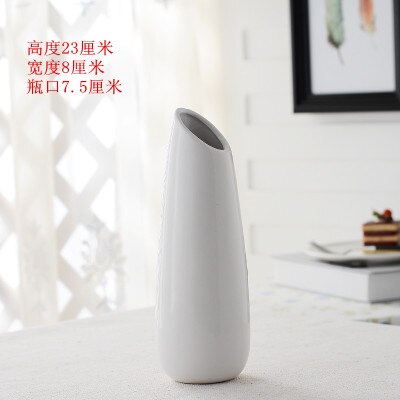 Ceramic Red Vase Simple Modern Porcelain Living Ro... – Vicedeal