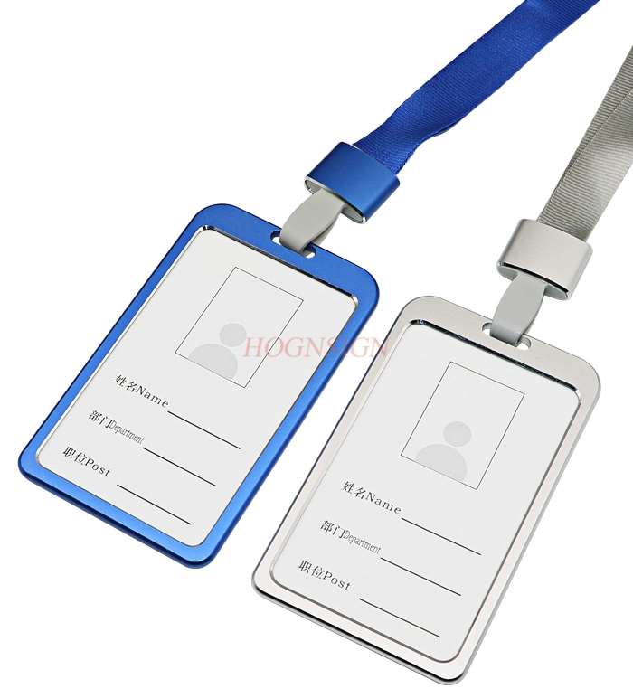 employee id card listing Aluminium alloy card hold... – Grandado