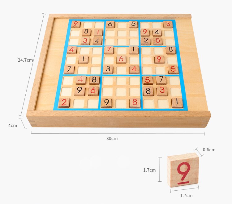 Houten Lade Sudoku Sudoku Spel Speelgoed Vliegende... – Grandado