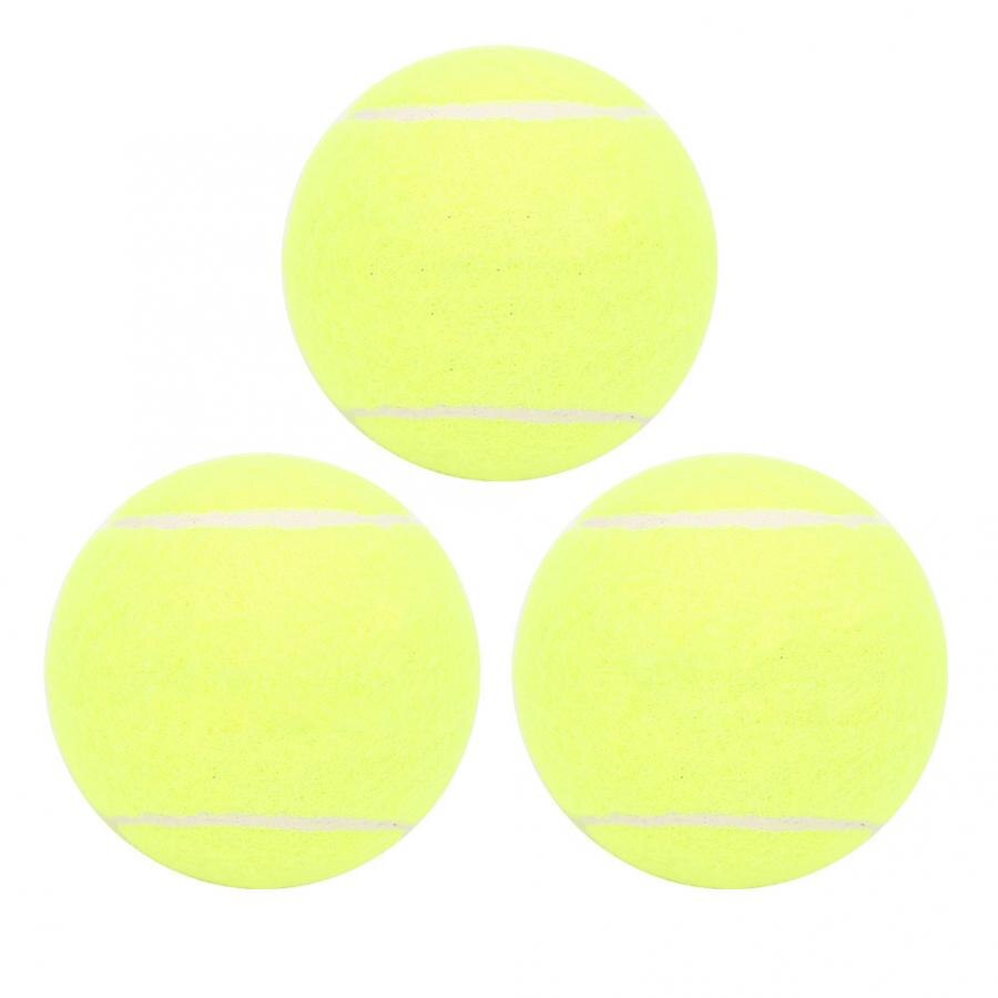 3pcs rubber tennis balls good elasticity tennis co... – Vicedeal