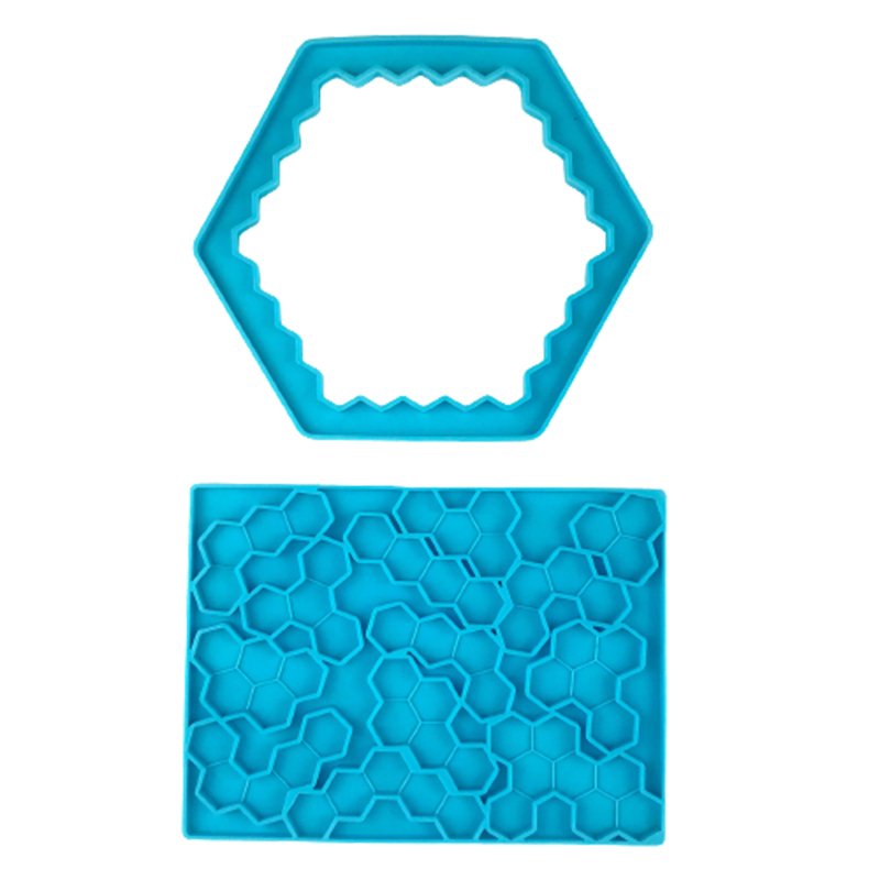 DIY Craft Jigsaw Puzzle Soft Stencil Hexagonal Sil... – Vicedeal