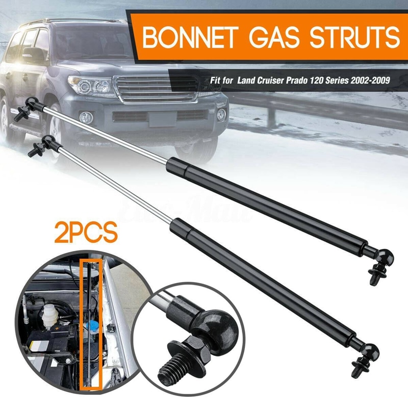 2Pcs Car Hood Struts Bonnet Gas Lift Support Dampe... – Grandado